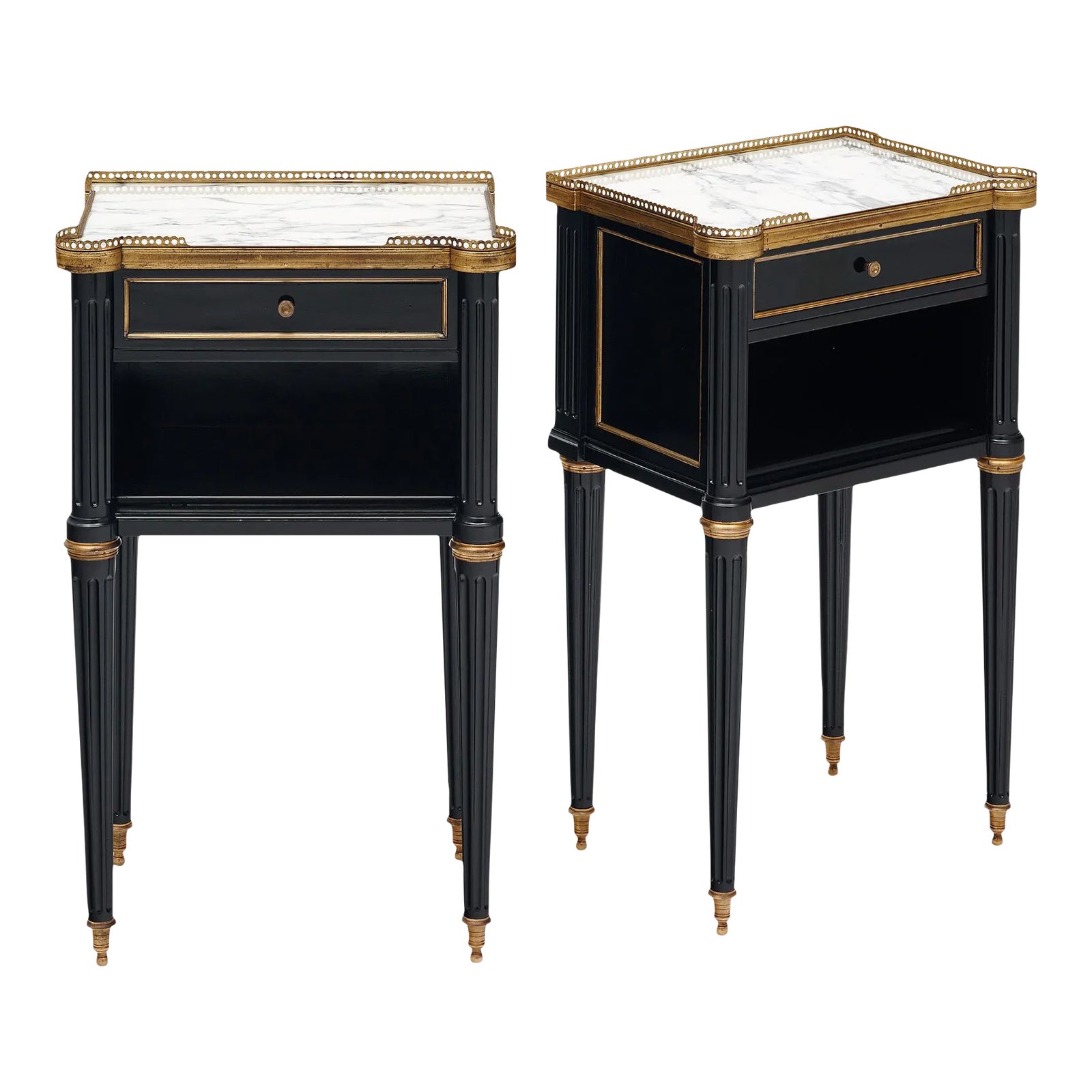 French Antique Louis XVI Side Tables | Chairish