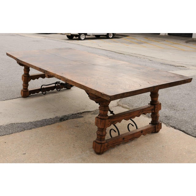 19th Century A Robust Italian Long Dining Table | Chairish