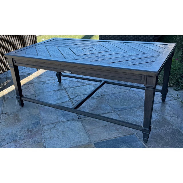 Frontgate All-Weather Metal Coffee Table | Chairish