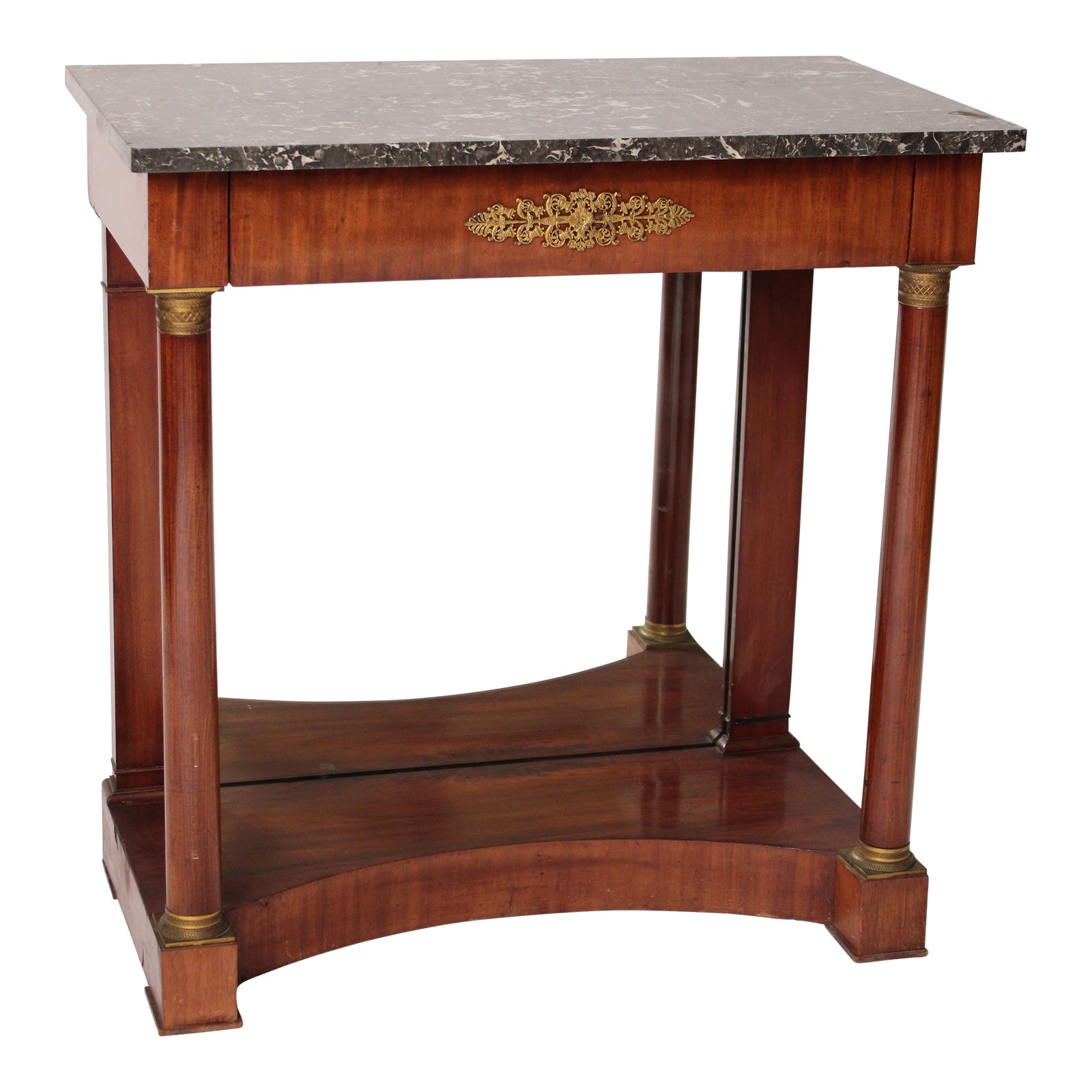 Antique Empire Style Console Table | Chairish