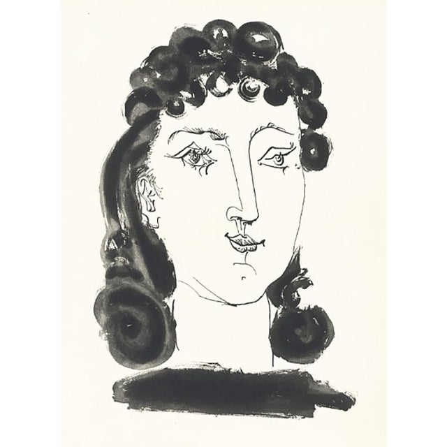 1985 Picasso Heliogravure 13 Woman-With-Curly-Hair Reproduction | Chairish