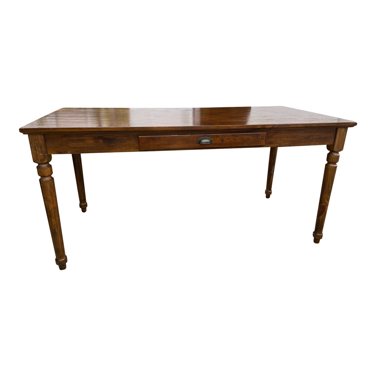 Pottery Barn Printers Collection Executive Desk Unbranded | Chairish