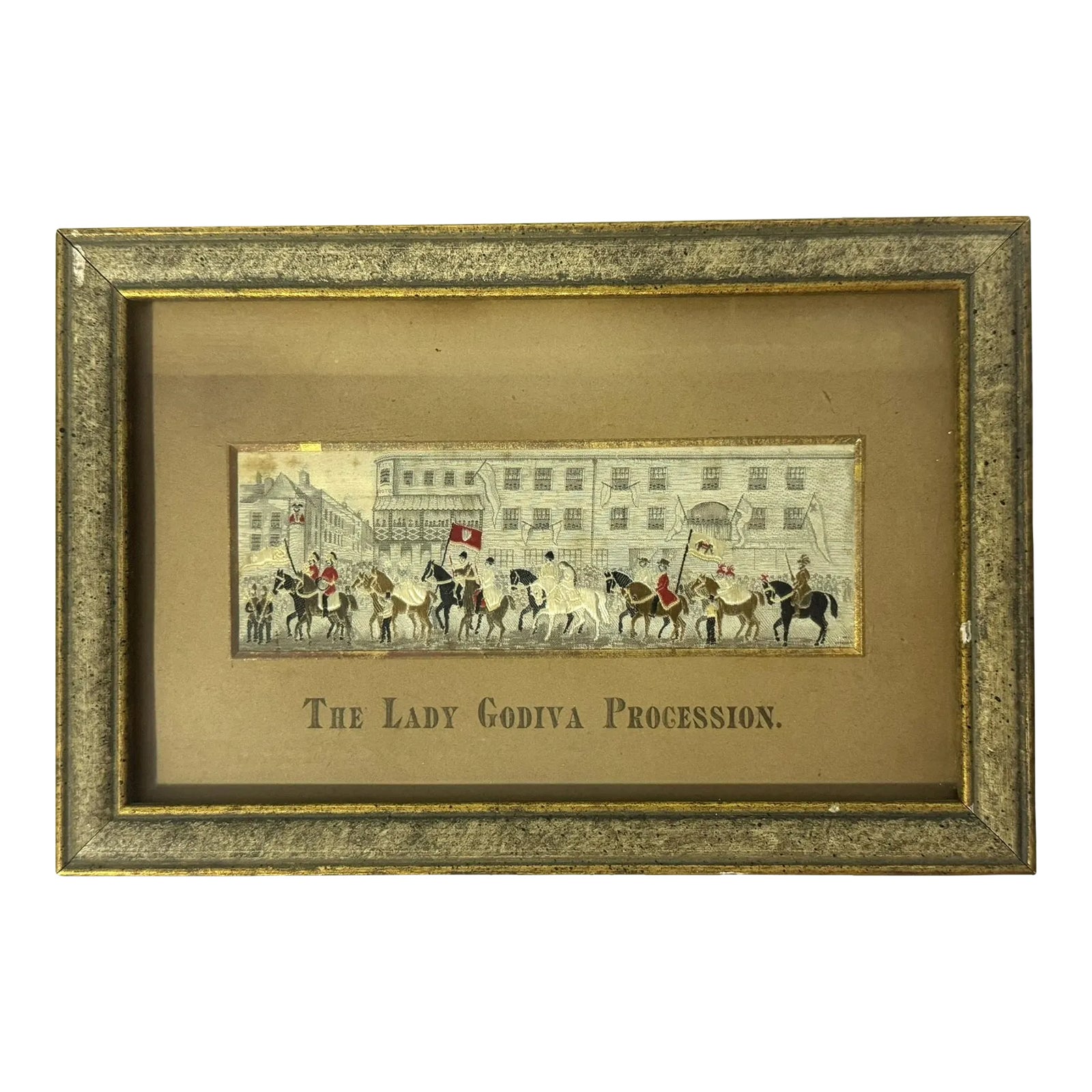 Antique Stevengraph of Lady Godiva | Chairish