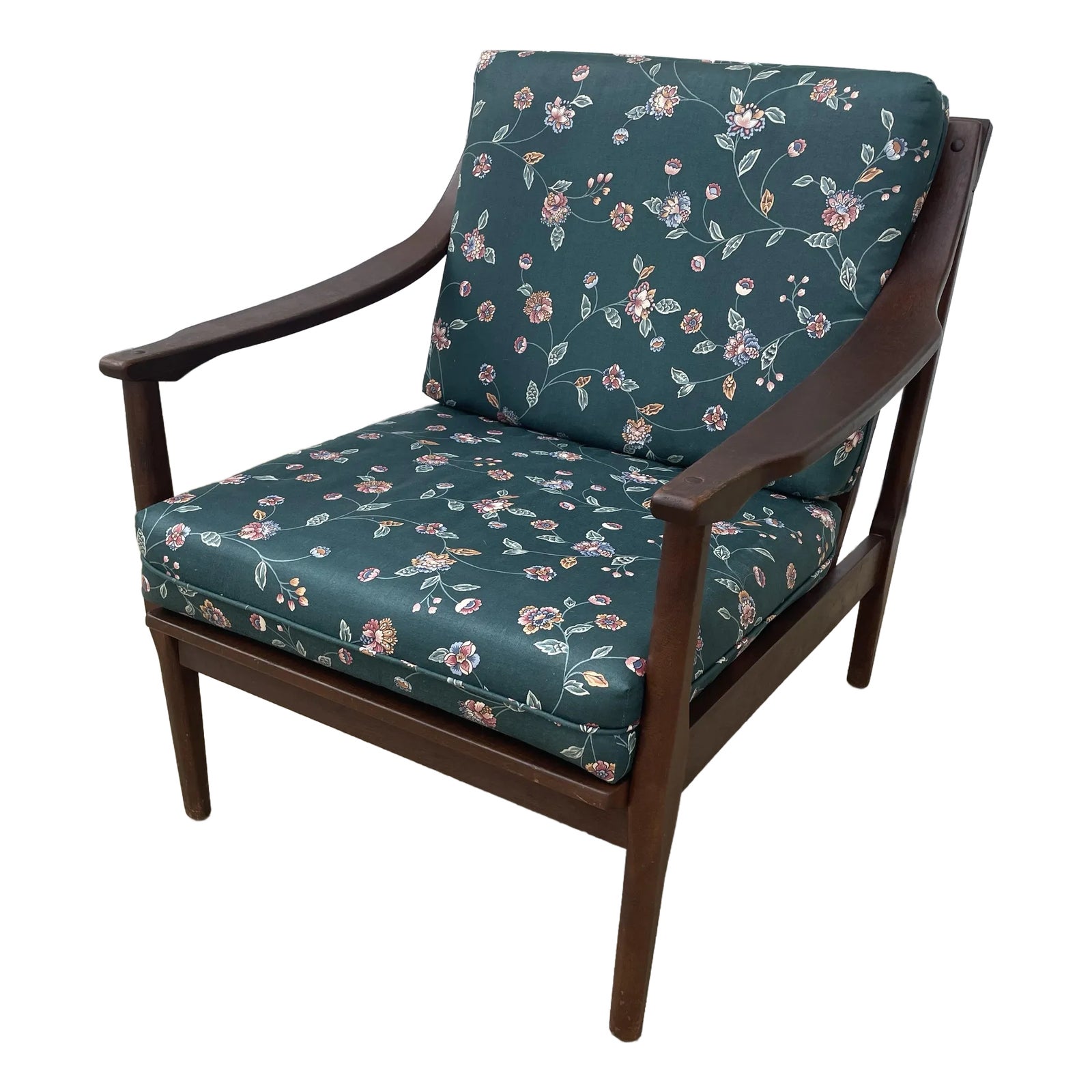 Vintage MCM Lounge Chair | Chairish