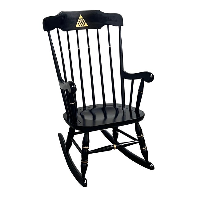 Standard Chair of Gardner the Classic Ypo Black Rocking Chair | Chairish