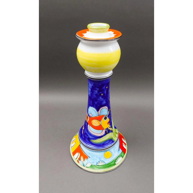 Mid 20th Century Nino Parrucca Italy Hand Painted Fish Art Pottery ...