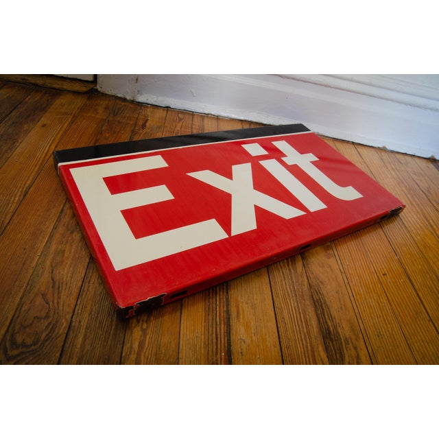 1980s New York City Subway 'Exit' Sign | Chairish