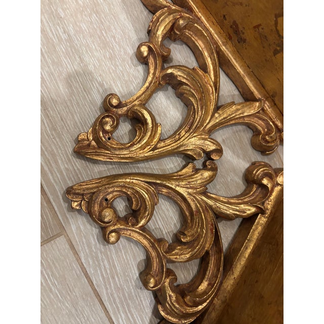 Vintage Italian Florentine Gilt Wall Shelves | Rococo Style Gold Carved ...