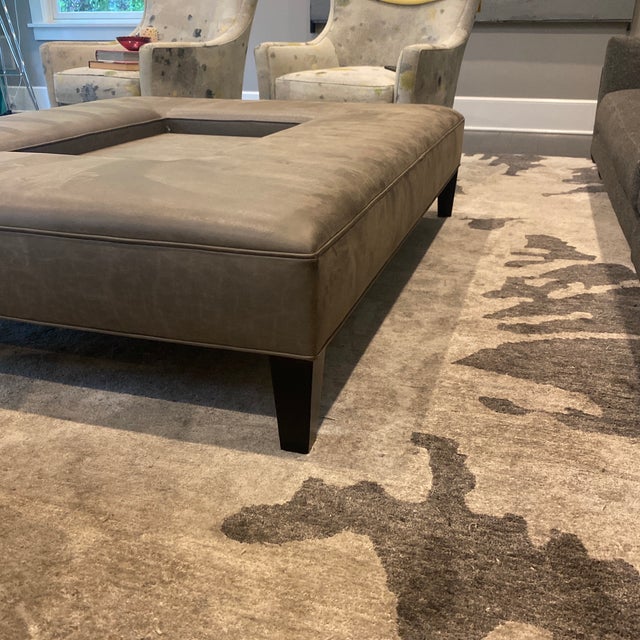 Leatherette Custom Coffee Table | Chairish