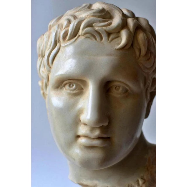 20th Century Italian Sculpture Lisippea Apoxiomenos Head in Marble ...
