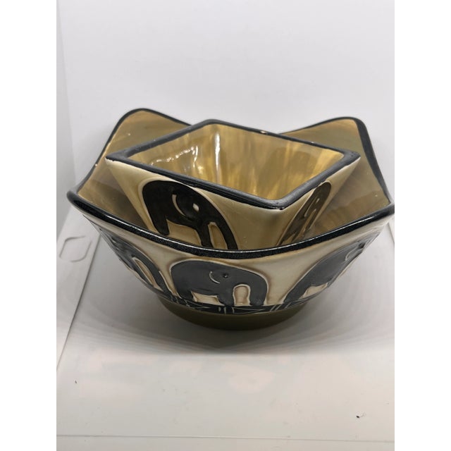 Vintage Authentic South African Ceramic Decorative Bowl Set by World ...