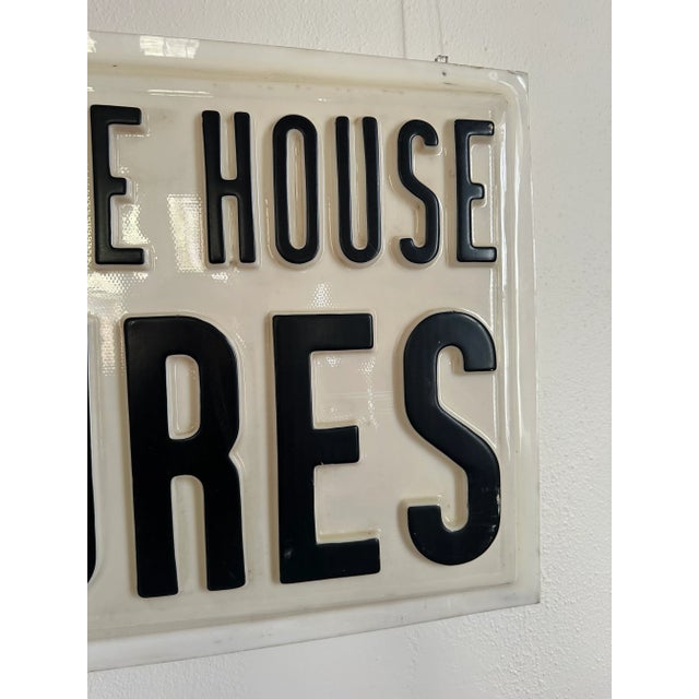 Mid-Century Largescale Fiberglass Sign From Movie Set | Chairish