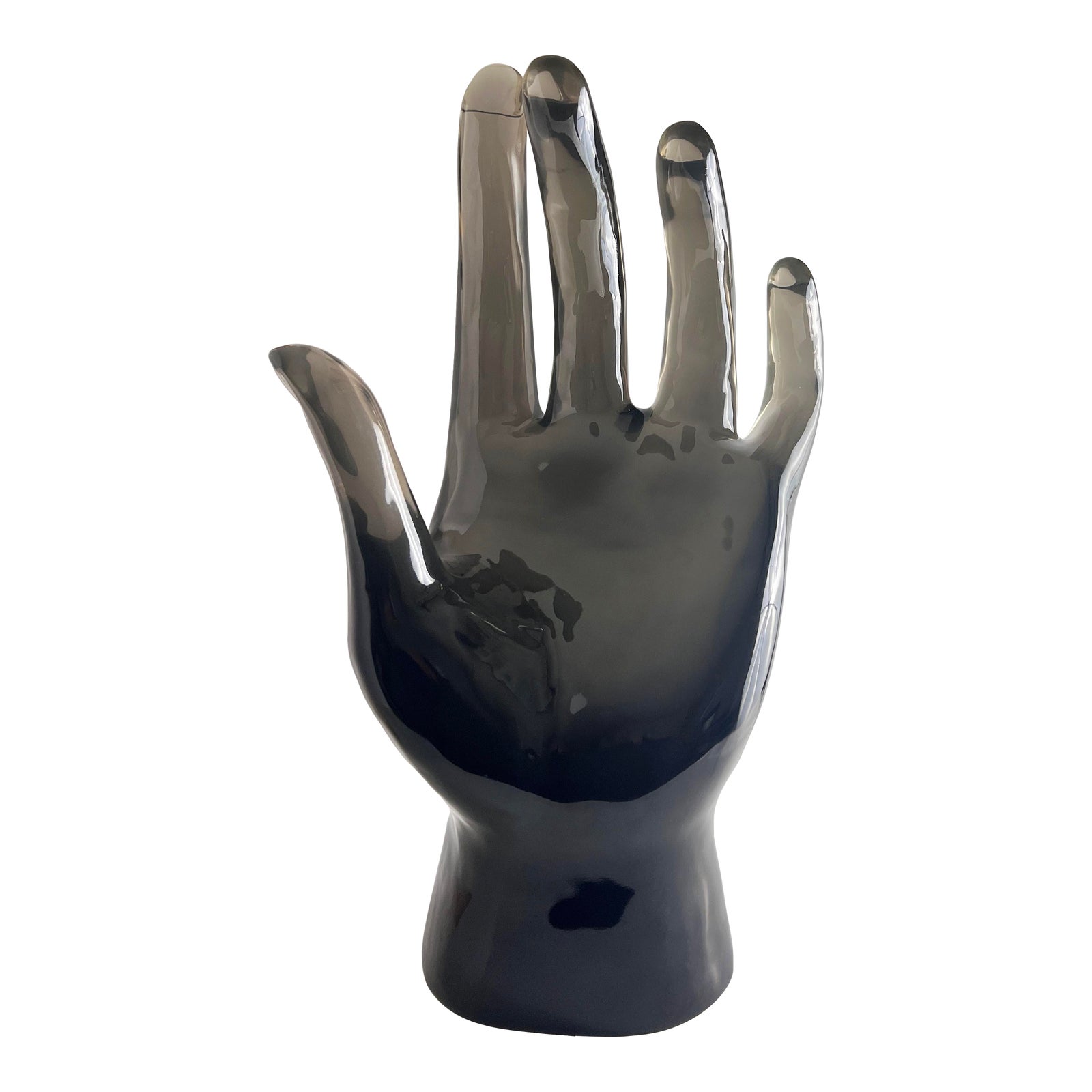 Jonathan Adler Acrylic Giant Hand Sculpture | Chairish