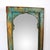 Antique Indian Teakwood Painted Window Frame + Mirror | Chairish