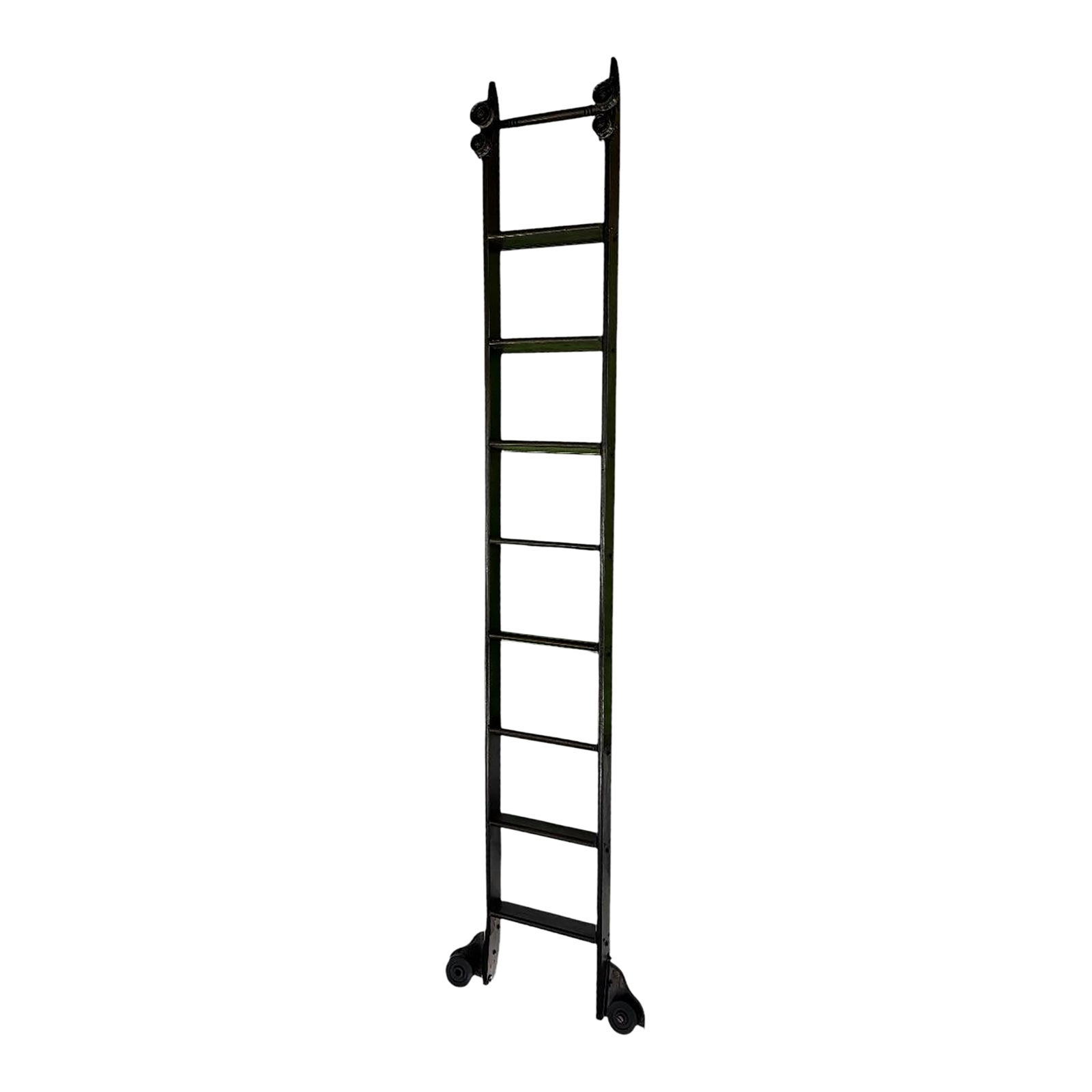 Vintage Putnam Rolling Ladder | Chairish