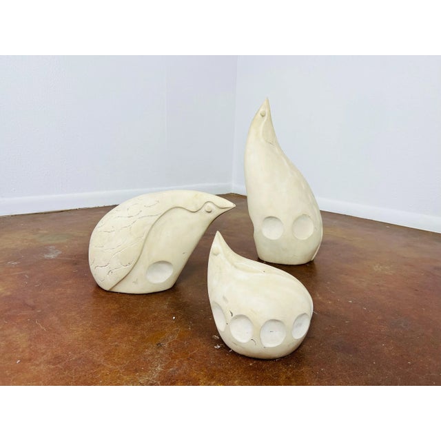 Masatoyo "Kuki" Kishi Penguin Sculptures - Set of 3 | Chairish