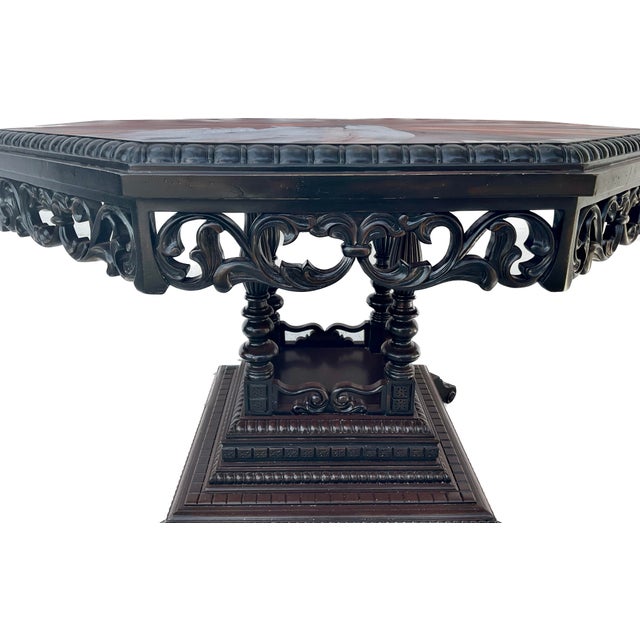 Anglo Indian Specimen Wooden Table | Chairish