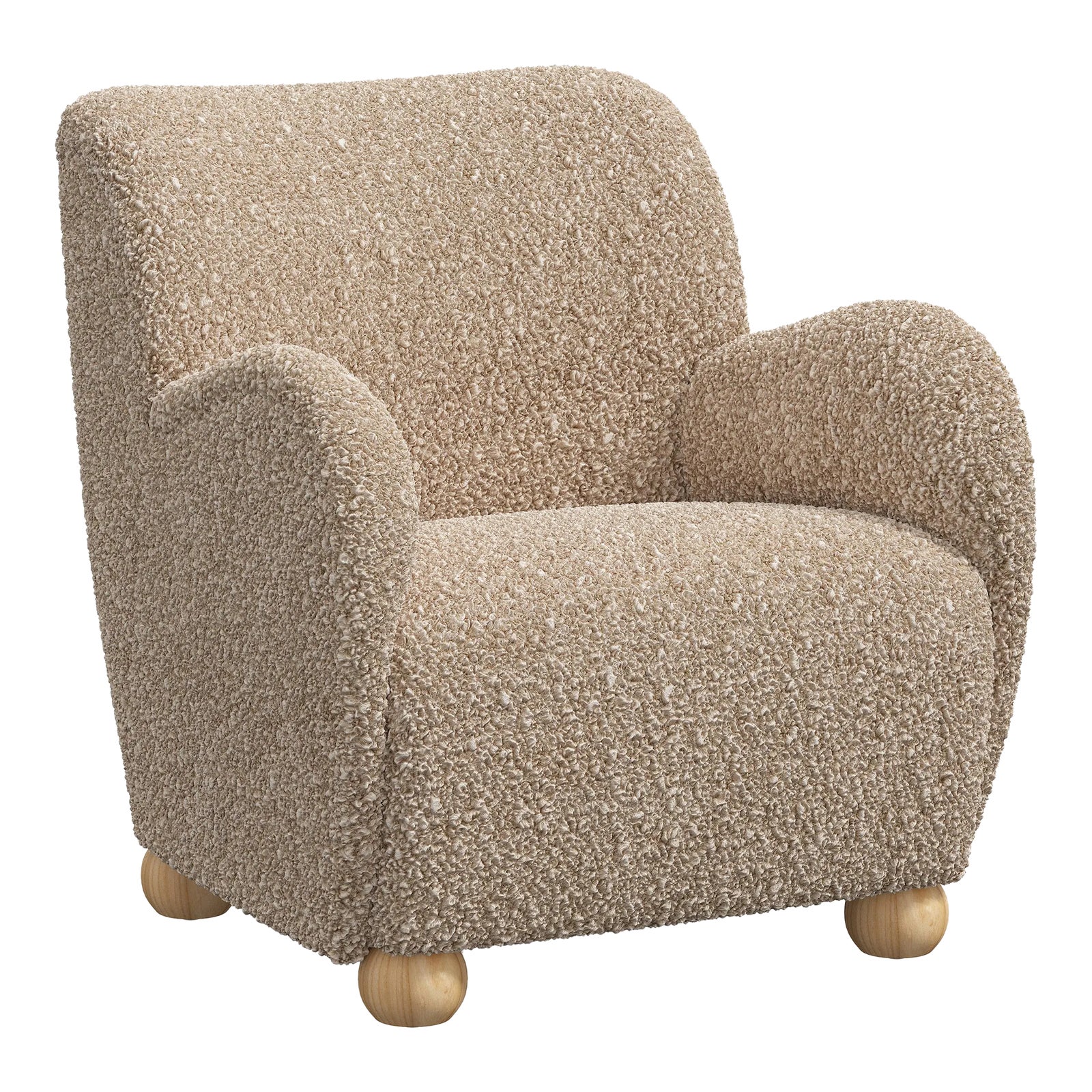 Red from Scalamandre crafted by Cloth & Company Portland Chair in Plush ...