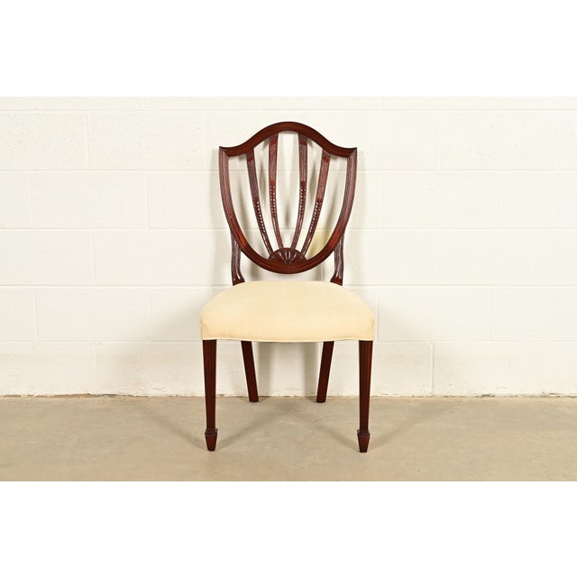 Baker Furniture Historic Charleston Federal Mahogany Shield Back Side ...