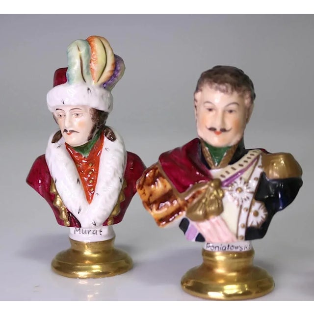 Miniature Porcelain Busts of Napoleon and His Generals by Rudolph ...