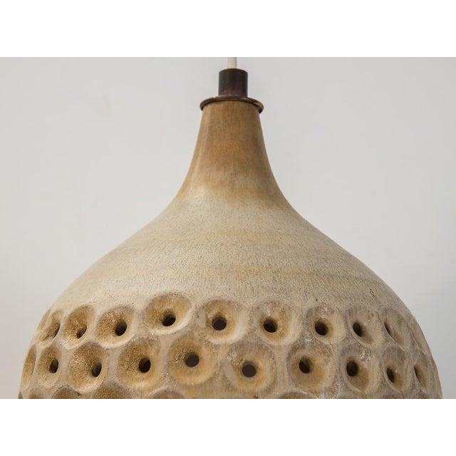 Lee Rosen Design Technics Ceramic Pendant Lamp | Chairish