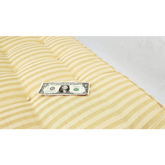 Mahogany Slight Panels Arms Compact Daybed Style Gold Stripe Window ...