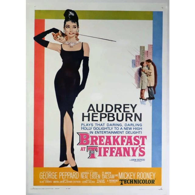 1961 Breakfast at Tiffanys Poster | Chairish