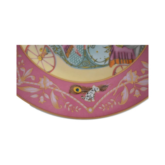 French Fairy Tale Plate - "The King of the Peacocks" | Chairish