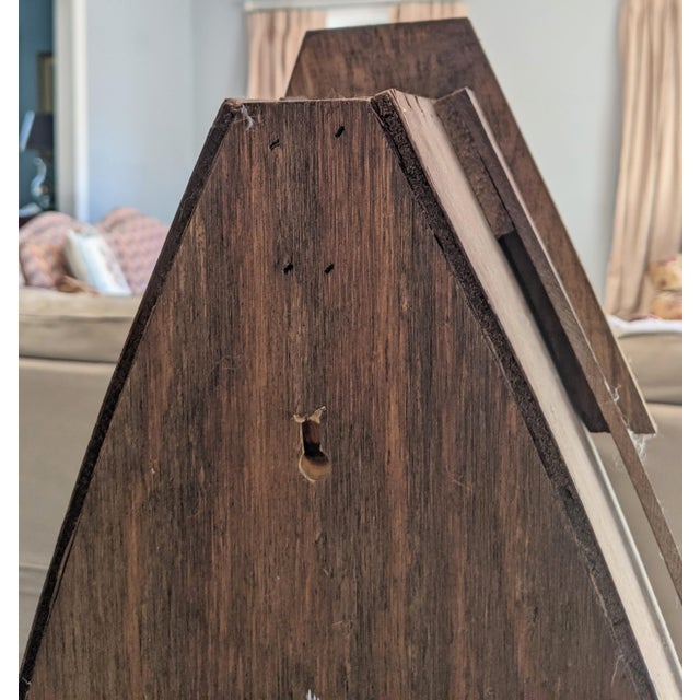 Vintage Nautical Wooden Boat Wall Display Shelving Unit | Chairish