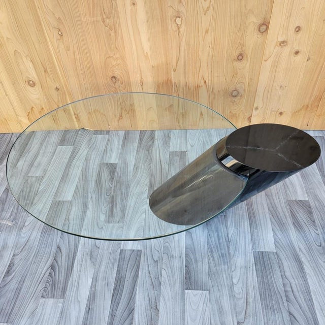 Vintage Modern Wade Beam for Brueton Style Black Cantilevered "Zephyr ...