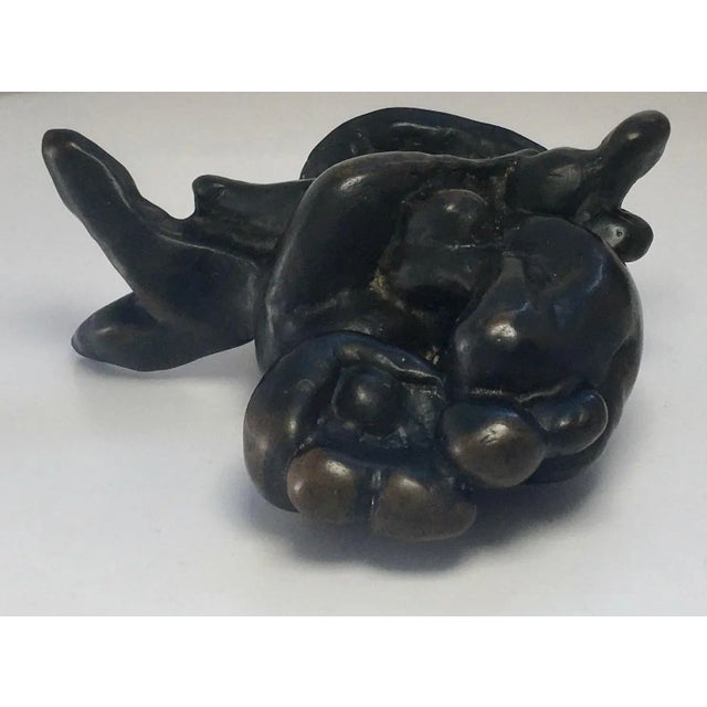 1980 Bronze Sculpture “Triton and Nereid” by Dutch Artist Nic Jonk ...