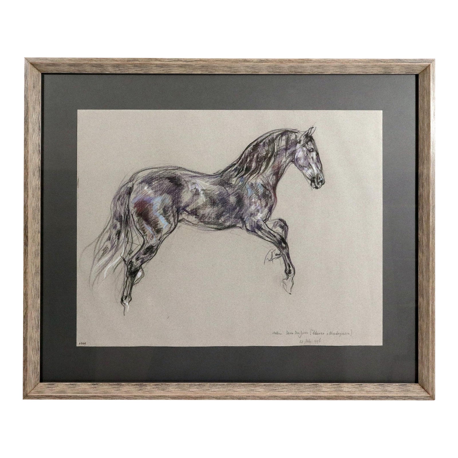 Horse Pastel by Leslie Charlotte Benenson, Stallion Dans Don Juan ...