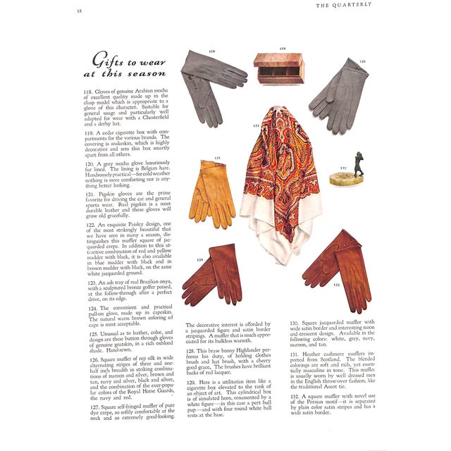 The Gentleman's Quarterly the Christmas-Giving Number 1930 Catalog ...