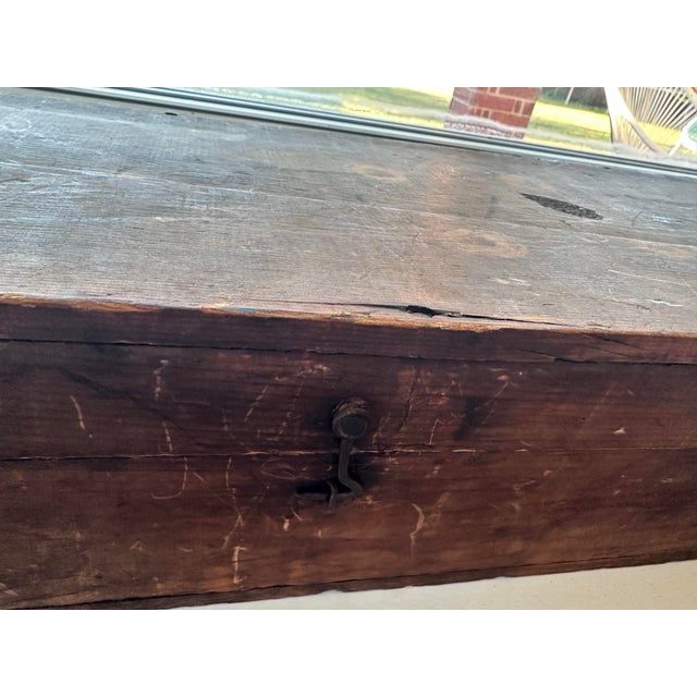 Early 19th Century Primitive American Carpenter’s Tool Chest – Hand-Cut ...