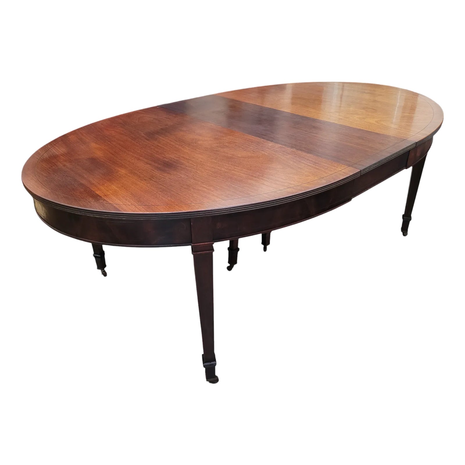 Antique Federal Oval Dining Table | Chairish
