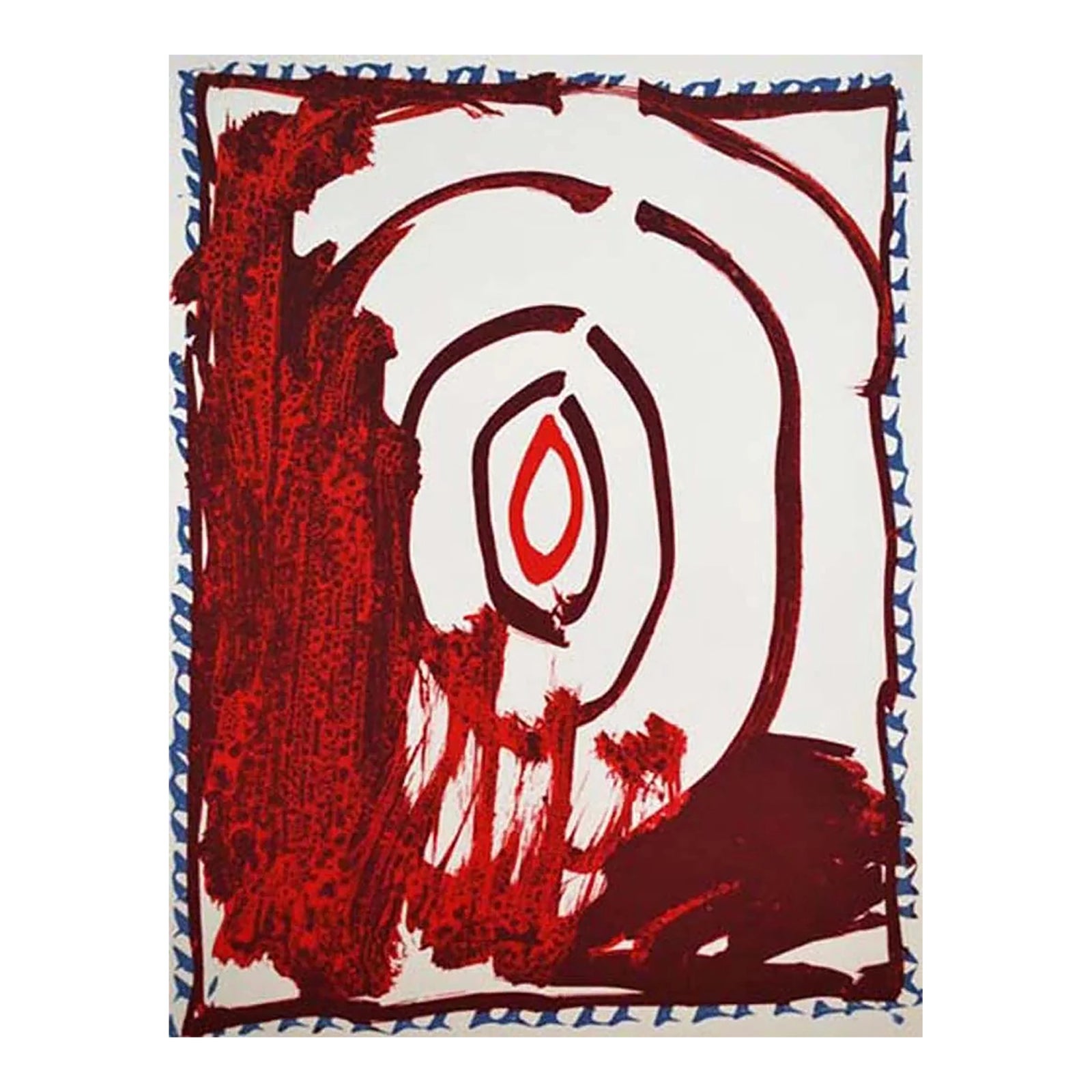 Pierre Alechinsky Lithograph N8-1 Noise 1988 | Chairish