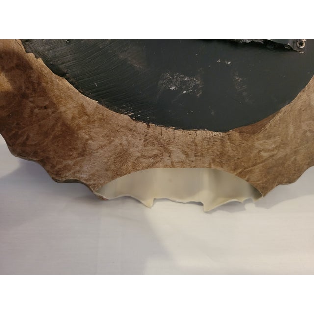 Vintage Coastal Regency Large Sea Clam Conch Shell Form Gold Silver ...