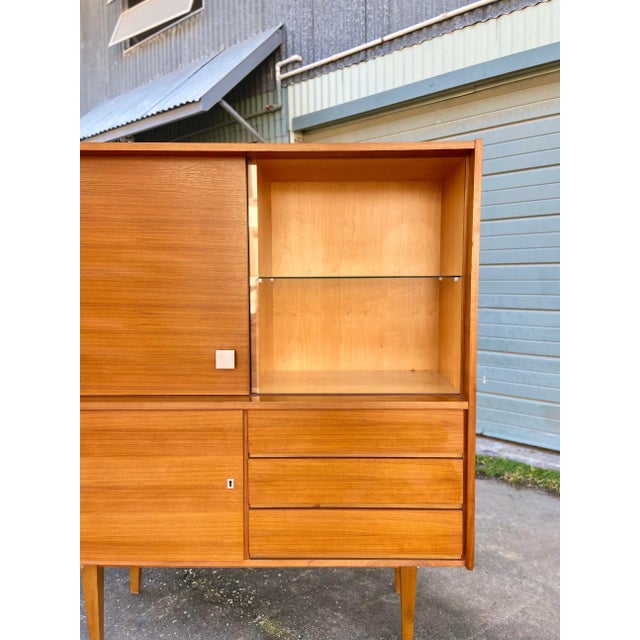 Mid 20th Century Friedrich Beckmann for Exclusive Dry Bar With Glass ...