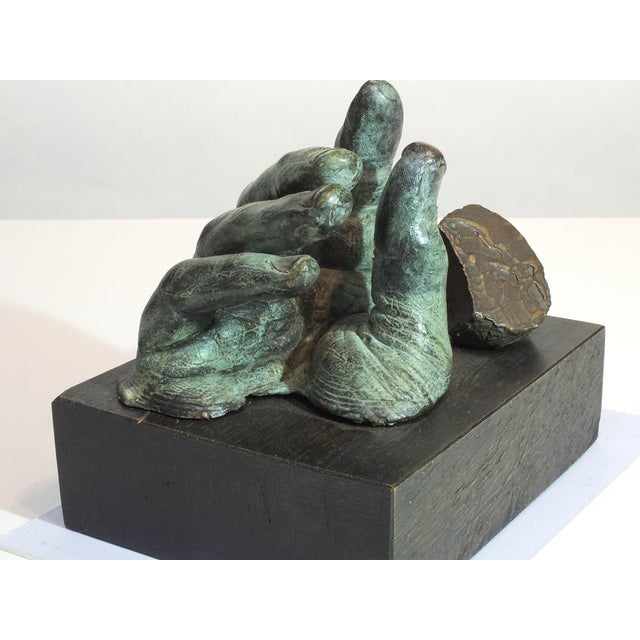 Tim Rawlins "Digilith" Contemporary Cast Bronze Sculpture 2018 | Chairish