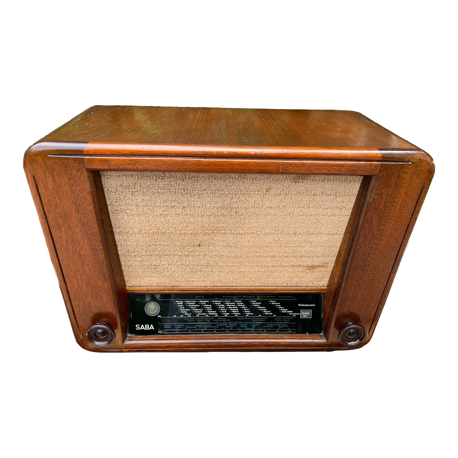 Vintage 1958 Saba Meersburg Type W Radio | Chairish