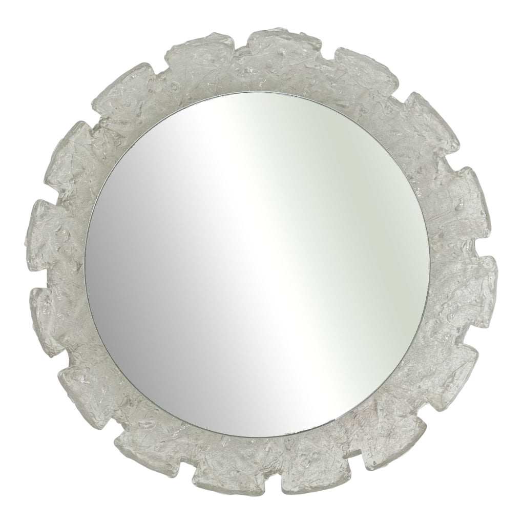 Vintage Acrylic Glass Wall Mirror with Backlight from Hillebrand ...
