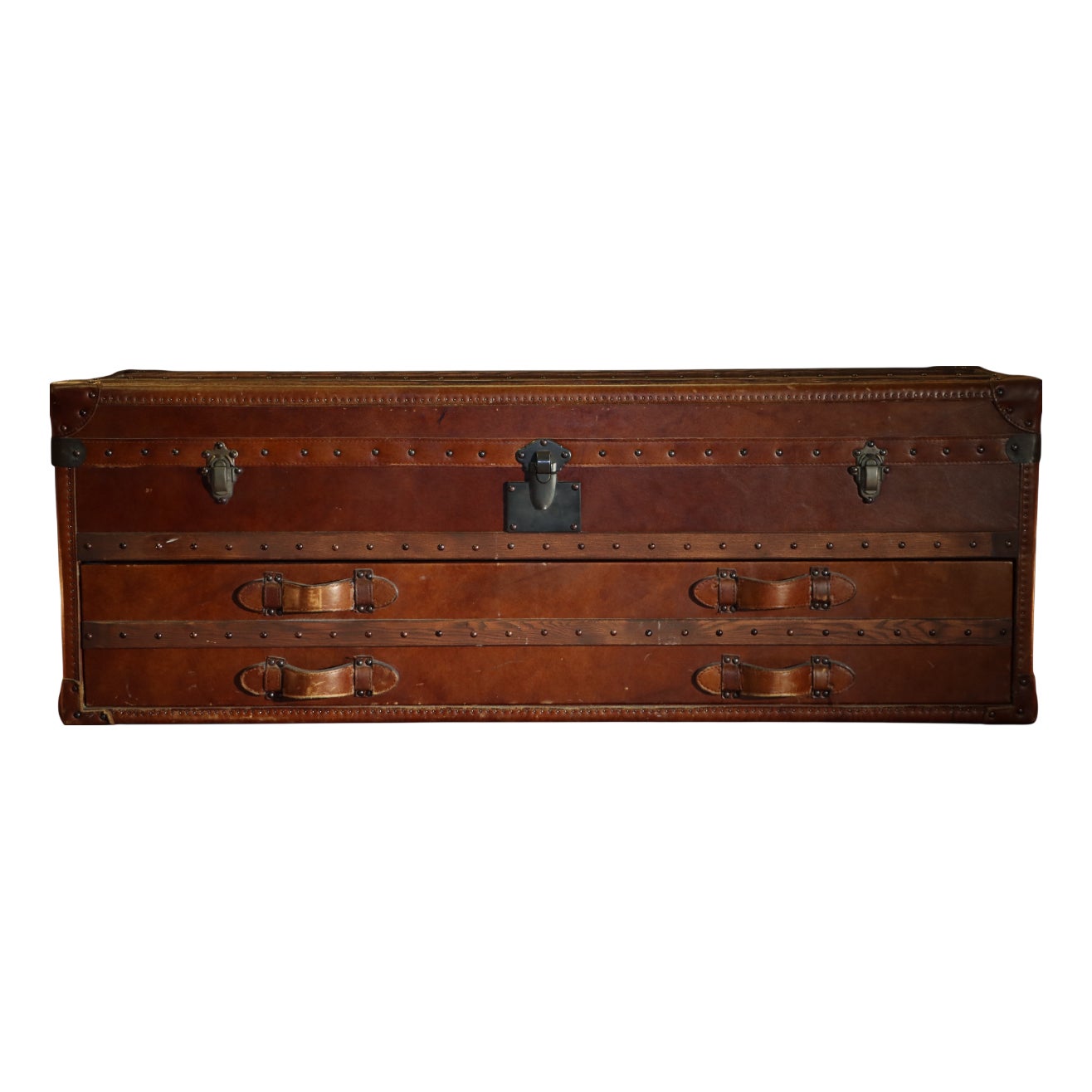 Harrow Trunk in Leather from Timothy Oulton, 2010s | Chairish