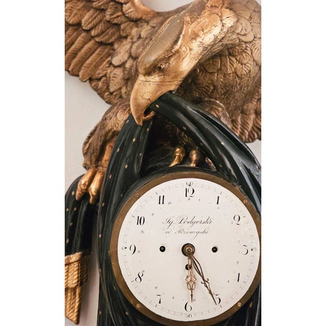 Gilt, Painted, and Carved Eagle Clock, Poland, Early 19th Century ...