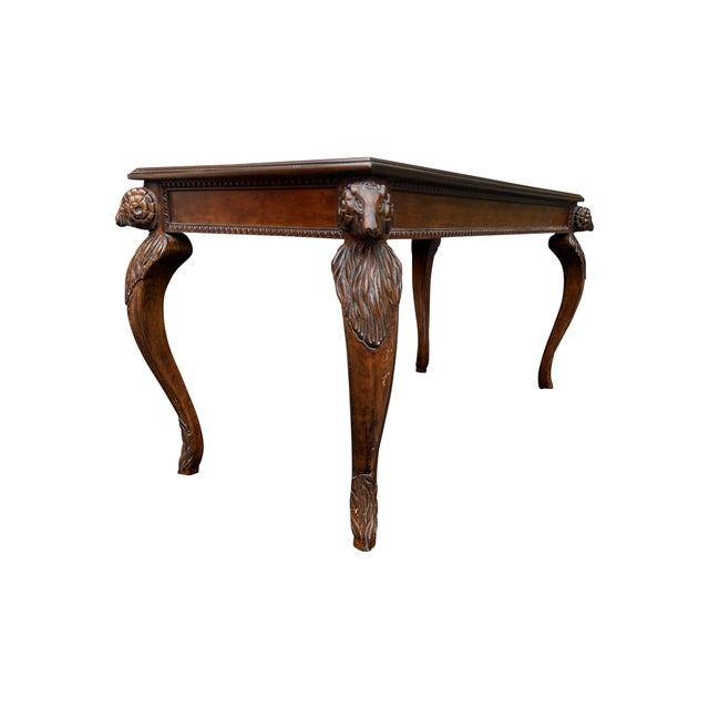 Late 20th Century Rams Head Carved Figural Classical Writing Desk ...