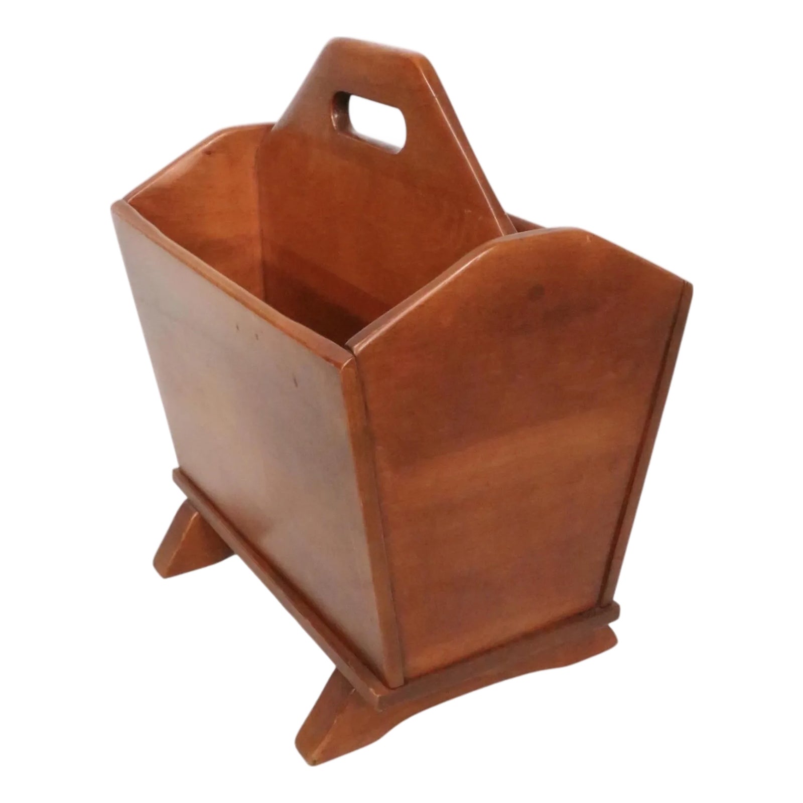 Mid 20th Century Rare Cushman Magazine Rack Model 5303 | Chairish