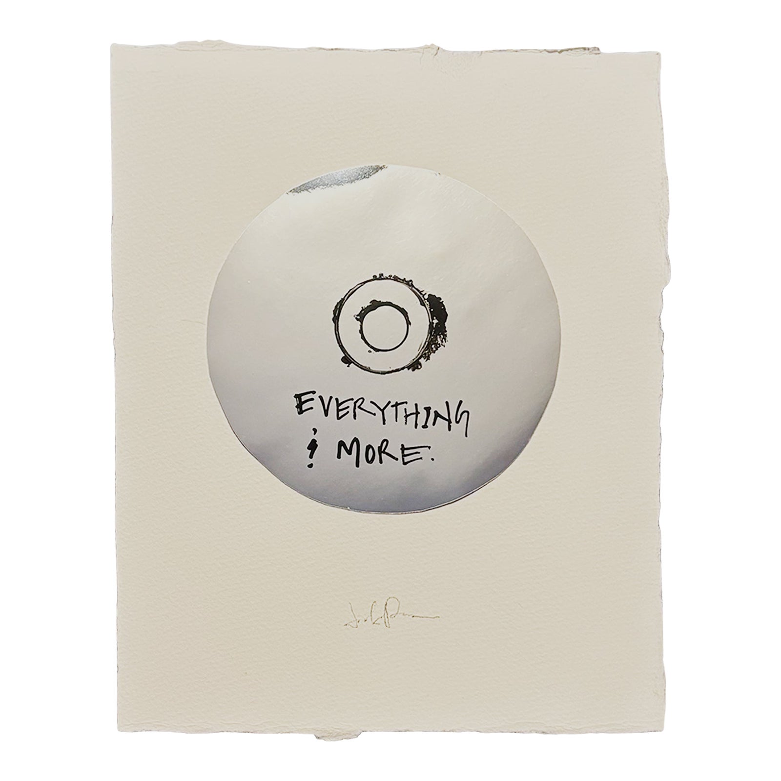 "Everything & More Cd" Original Artwork by Jake Poser | Chairish