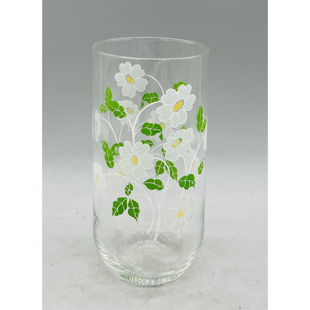 Vintage Mismatched Set Of 6 Pink Floral Glasses Chairish