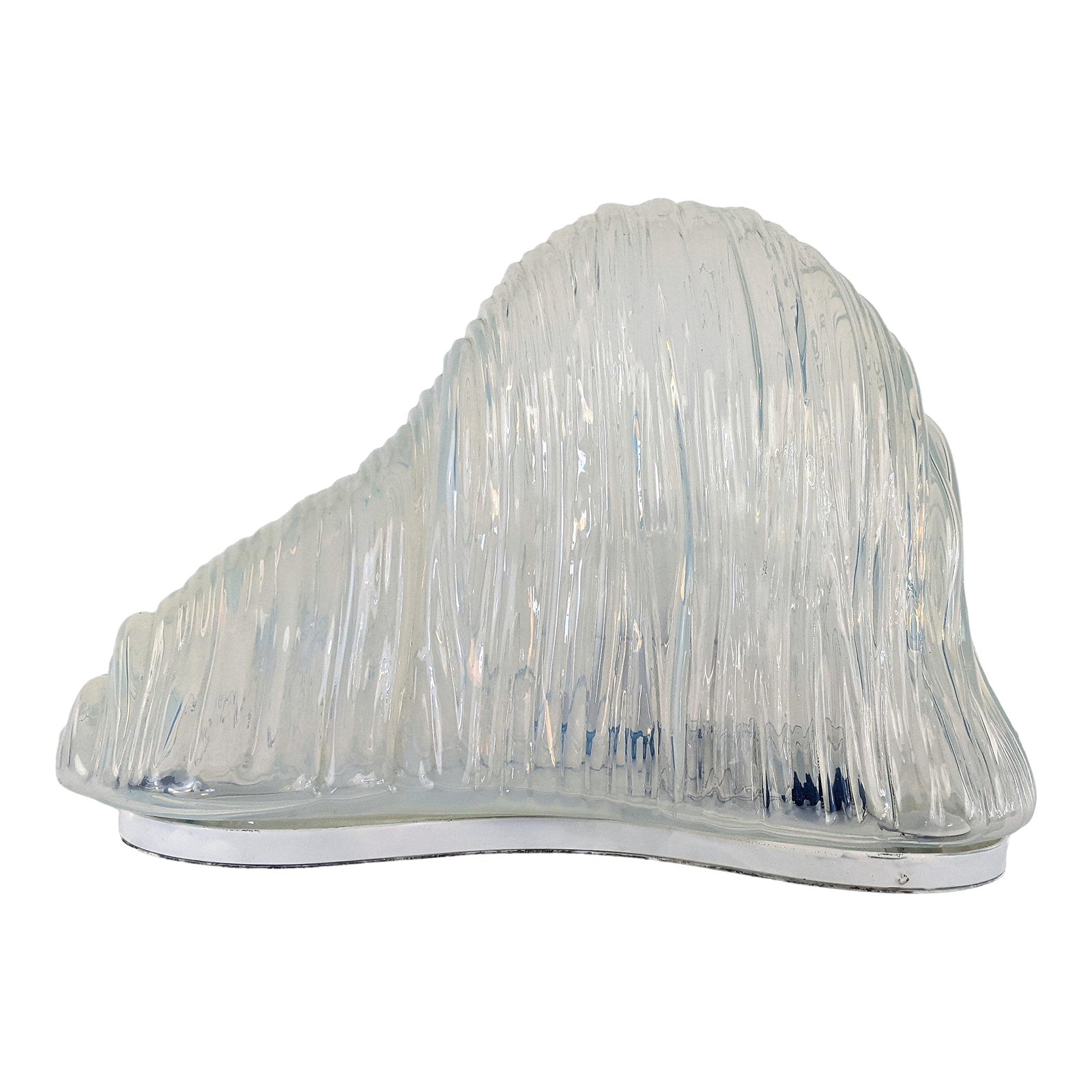 Large Iceberg Glass Table Lamp Design by Carlo Nason for Mazzega 1960s ...