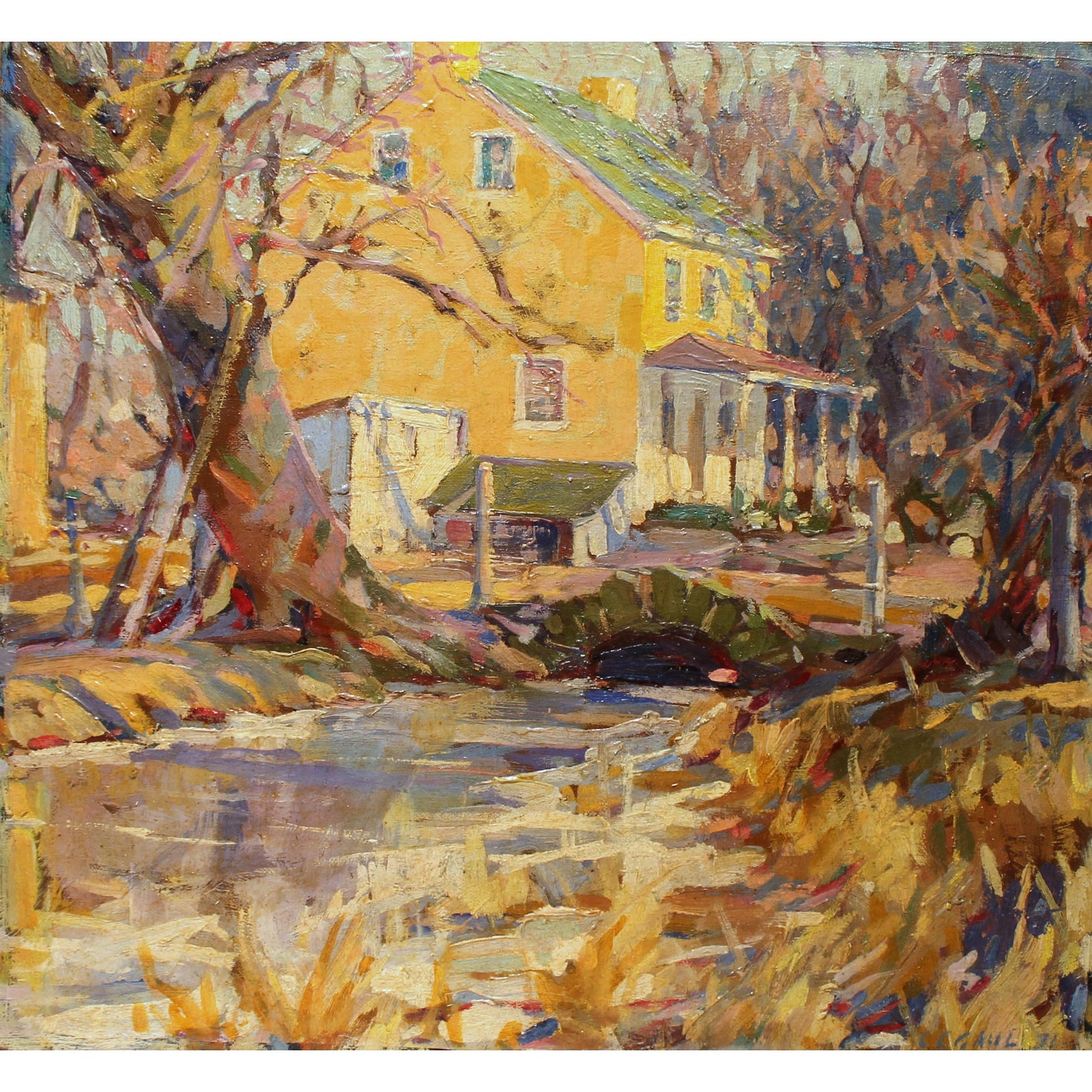 1920s Clifford Gilbert Gaul Painting | Chairish