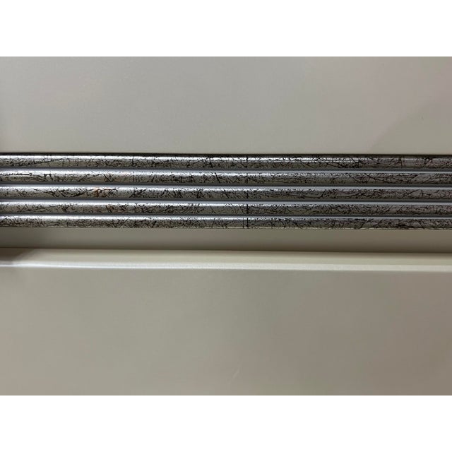 Robert Rougier Pearl and Silver Nightstands -A Pair | Chairish